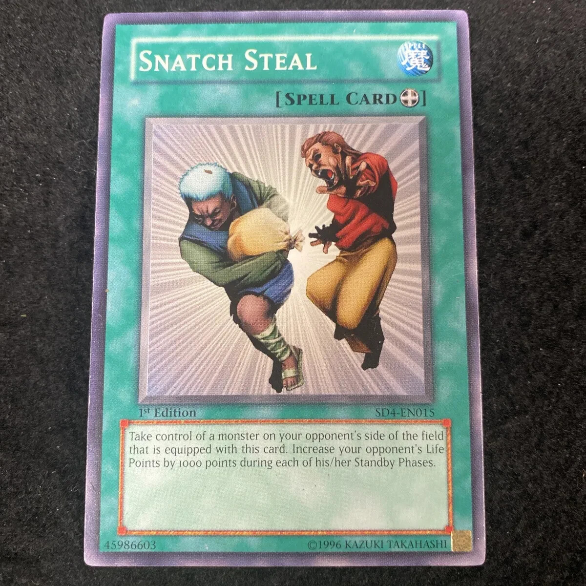 Yugioh Snatch Steal - MP 1st Edition Common - SD4-EN015 | eBay