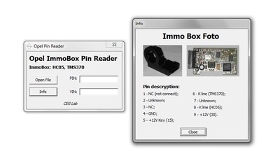 Opel Vauxhall GM Car ImmoBox Pin reader Immobilizer | eBay