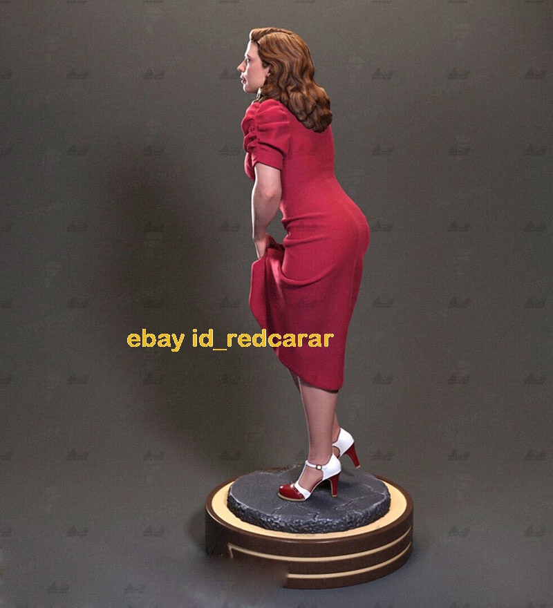 Agent Peggy Carter 3D Print Figure Model Kit Unpained Unassembled ...