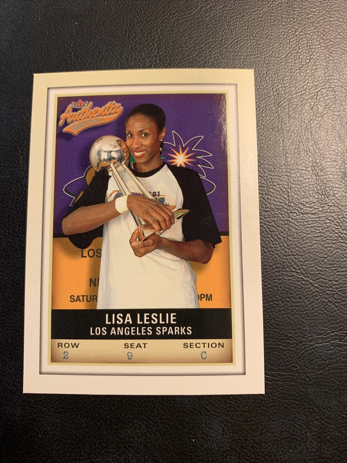 B36c #59 Lisa Leslie Los Angeles Sparks 2002 Authenix | eBay