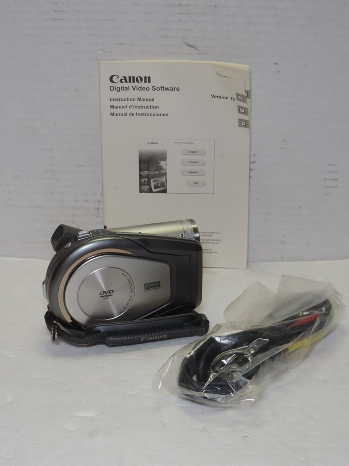 Canon mini DVD Camcorder NTSC DC 20 A Video Transfer Recorder - TESTED ...