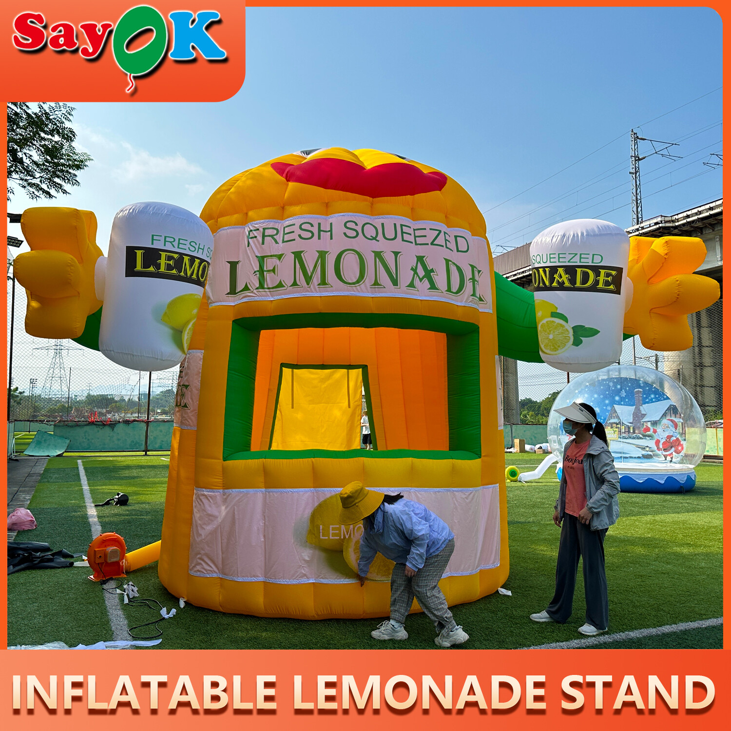 Large Inflatable Lemonade Concession Stand Booth for Event Advertising ...