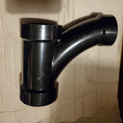 LESSO AMERICA Pipe Black DWV Reducing Combination WYE & Bend 2x2x1-1/2 ...