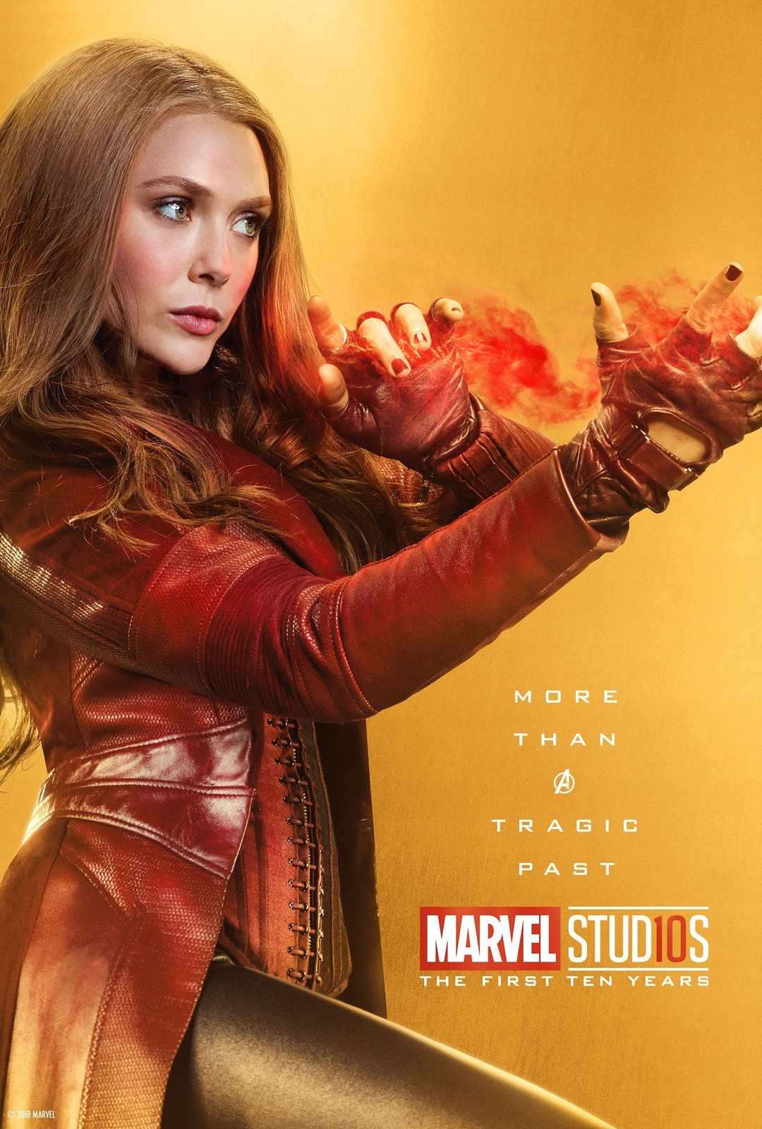 MARVEL STUDIOS THE FIRST 10 YEARS CHARACTER POSTER WANDA MAXIMOFF ...