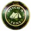 PITCH A TENT SIGN Camping Log Cabin Lodge Home Summer Camp Rustic Home ...