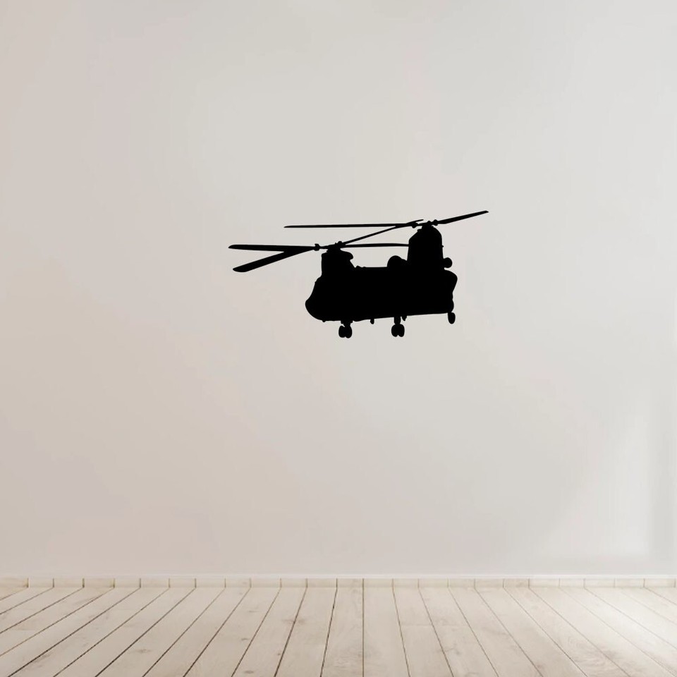 Chinook Army Solider RAF Vinyl Decal Sticker for Home, wall, décor ...