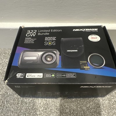 Nextbase Dash Cam 322GW Limited Edition Bundle with Box Car record ...