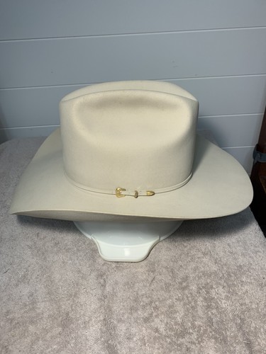 Stetson 20X Beaver Cowboy Hat 58 7 1/4” Nice Shape Vintage | eBay