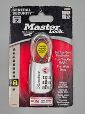 Master Lock 4688D Luggage Lock with Flexible Shackle for sale online | eBay