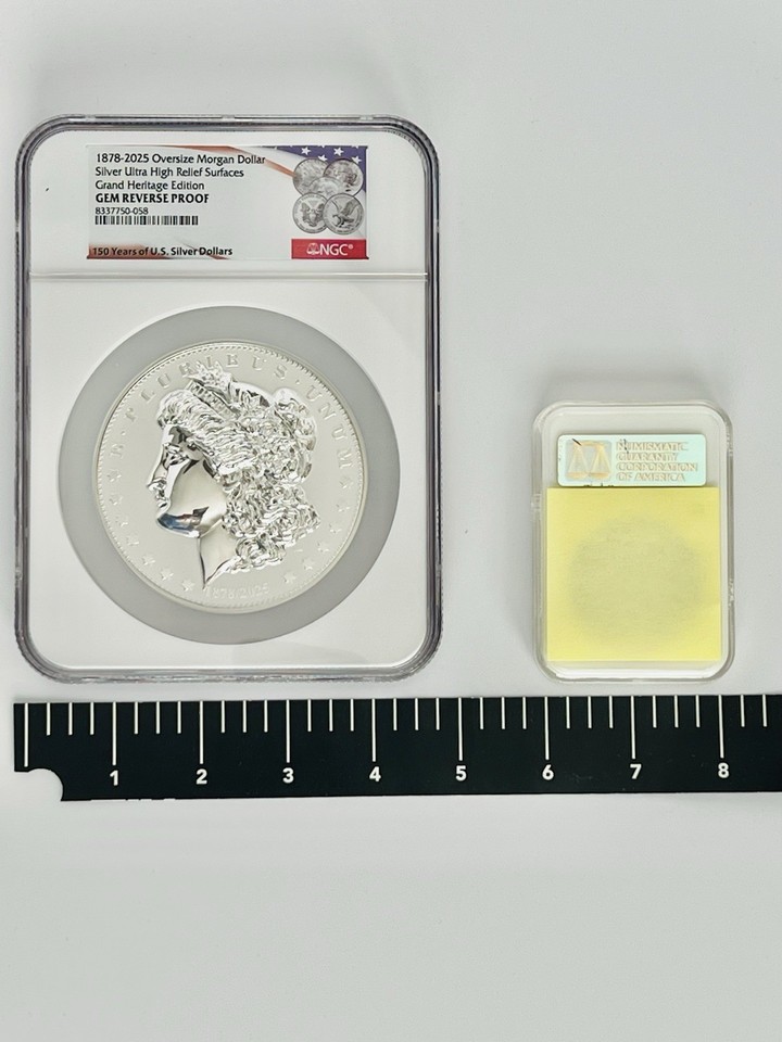 1878-2025 Reverse Proof Morgan, Oversize Silver Coin, NGC GEM PROOF | eBay