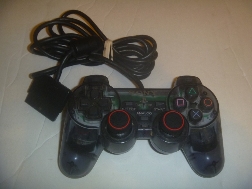Official OEM Sony Playstation 1 & 2 PS1 PS2 DualShock Controller With ...