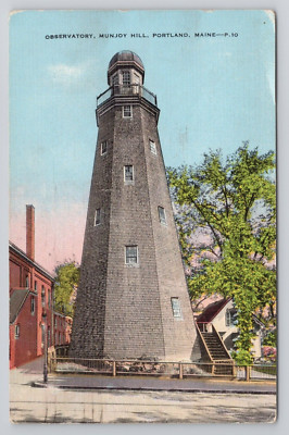 Observatory Munjoy Hill Portland Maine Postcard | eBay