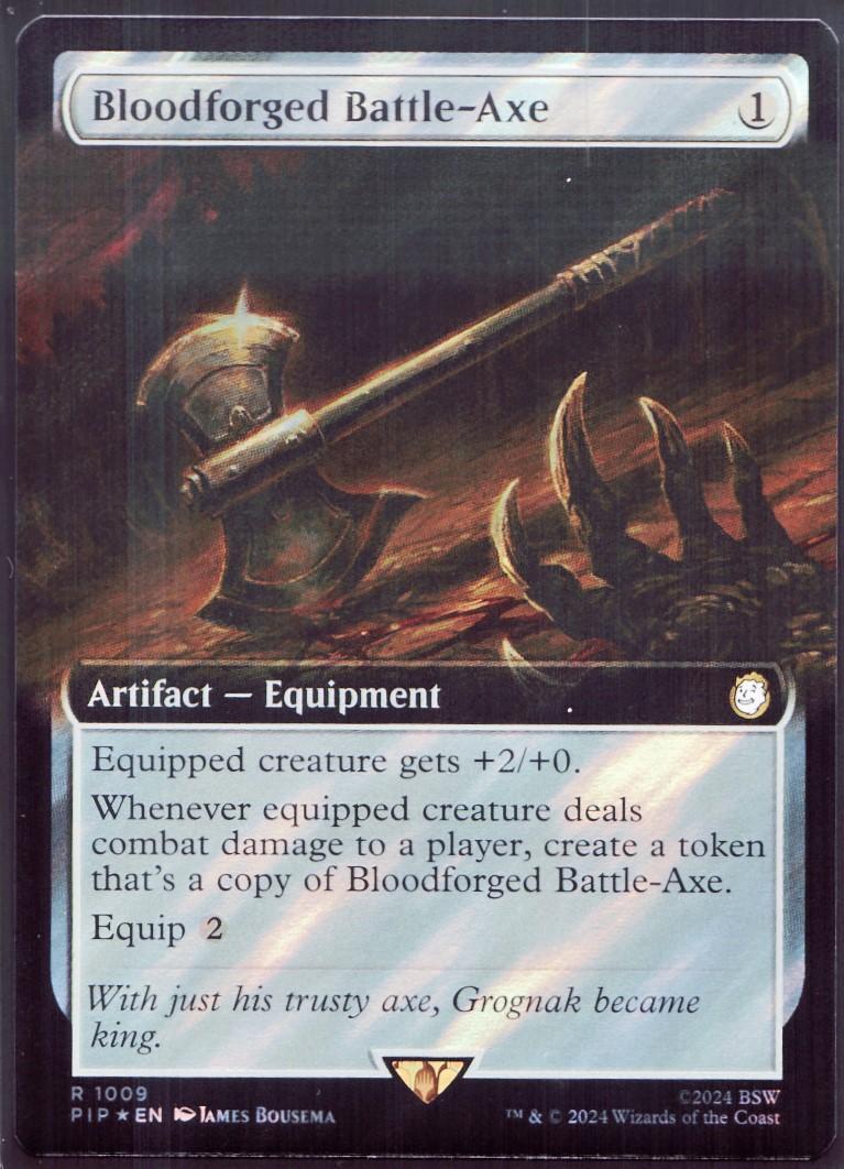 Bloodforged Battle-Axe - 1009 Extended - Surge Foil MTG Fallout | eBay