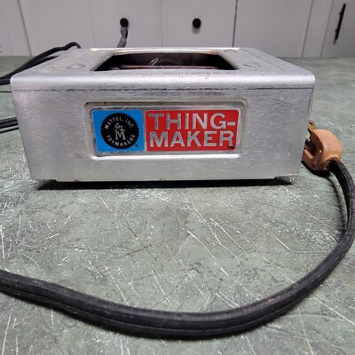 1960s thingmaker hot plate machine creepy crawlers untested | eBay