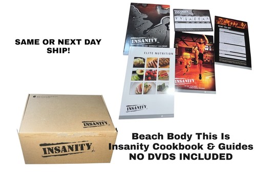 Beach Body This is Insanity 60 Day Workout NO DVDS, FOOD GUIDE & GUIDES ...