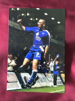 Autograph ANDREW CROFTS-Gillingham FC-WALES-Brighton Hove-handsigned IN ...