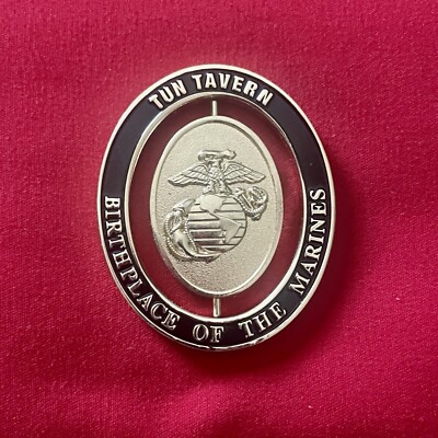 TUN TAVERN Birth Place of US Marine Corps 240 Year CHALLENGE COIN ...