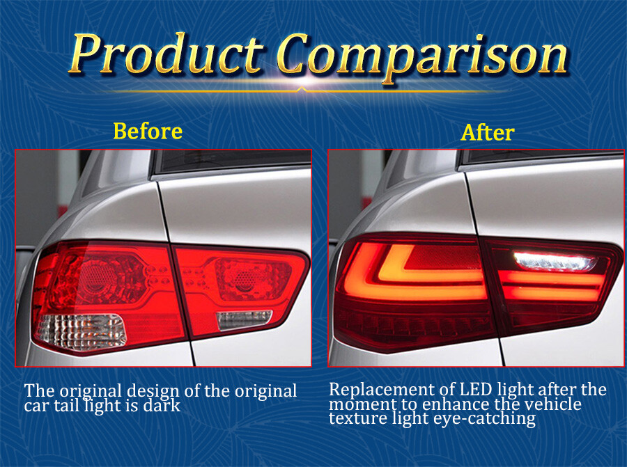 For Kia Forte Tail Lights Assembly 2010-2013 Dynamic turn Signal LED ...