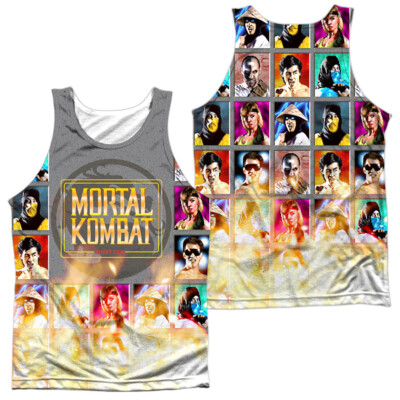 MORTAL KOMBAT CHOOSE Licensed Adult Men's Graphic Tank Top Sleeveless ...