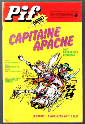 PIF GADGET n°349 # 1975 # CAPITAINE APACHE / RAHAN | eBay