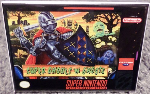 Super Ghouls N Ghosts SNES Game Box 2" x 3" Fridge Locker MAGNET ...