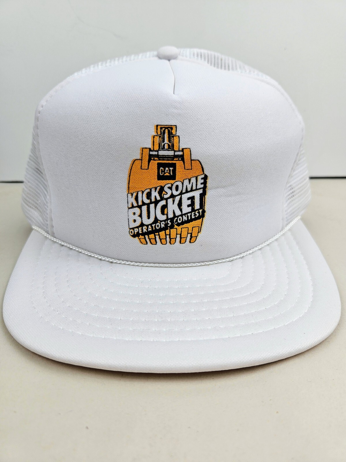 Vintage CAT Caterpillar Operator Contest Trucker Hat … - Gem