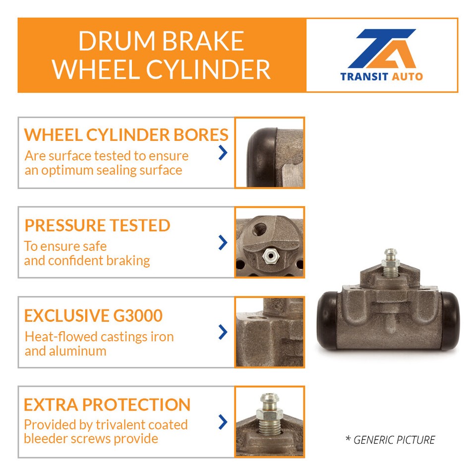 Rear Brake Drum Shoe Spring Cylinder Kit For Nissan NV200 Chevrolet ...