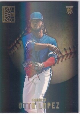 2022 Panini Capstone Baseball Gold #36 Otto Lopez Rookie BLUE JAYS | eBay