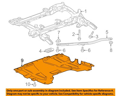 GM OEM 16-24 Camaro Front Suspension Suspension Mounting-Lower Shield ...
