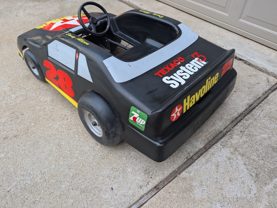 Davey Allison Havoline NASCAR Kids Go Kart Electric! | eBay