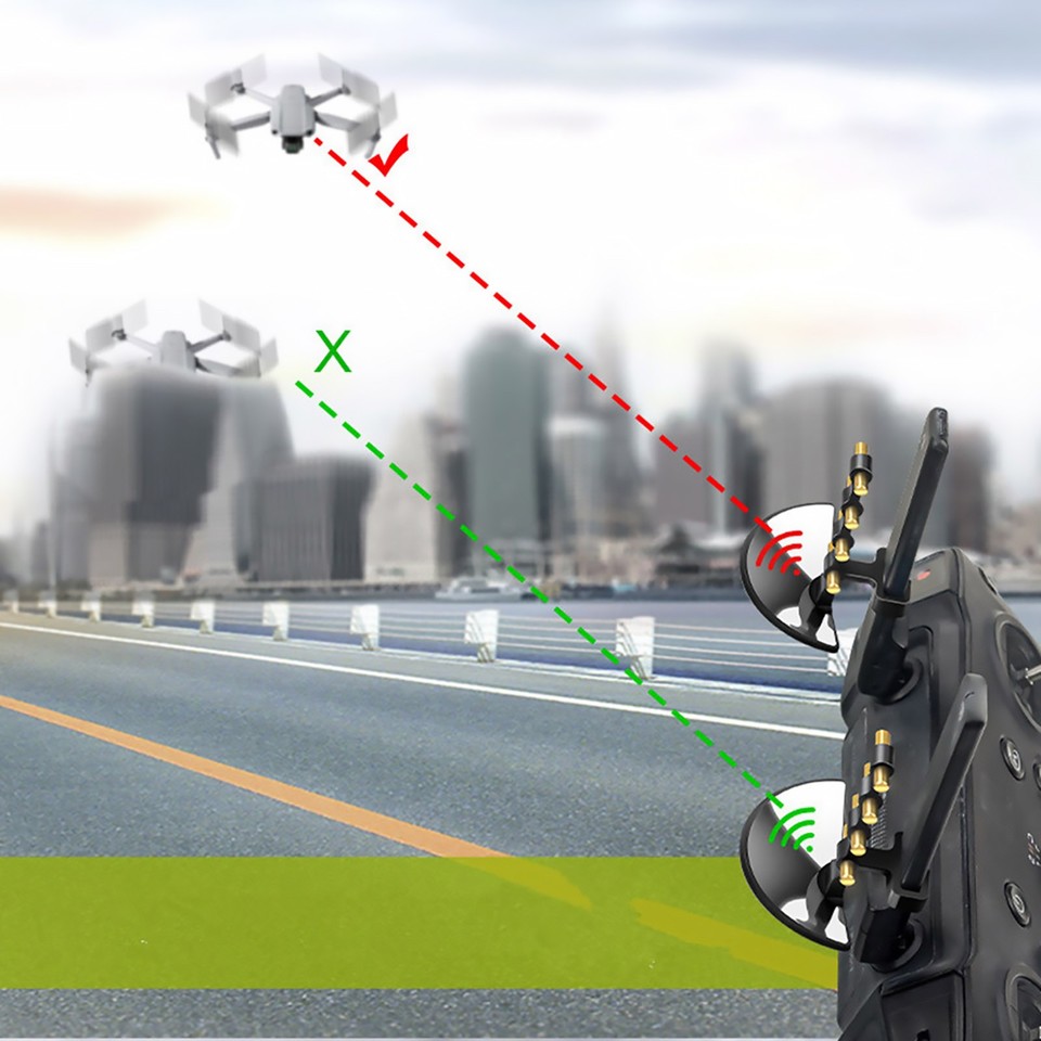 Brass Signal Booster Antenna Range Extender Yagi Antennas For DJI RC 2 ...