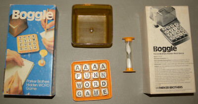 Vintage BOGGLE dice word game - 100% COMPLETE - Parker Brothers 1980 | eBay