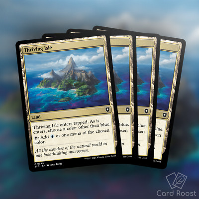 MTG Magic x4 Thriving Isle 0349 Commander Bloomburrow BLC Playset | eBay