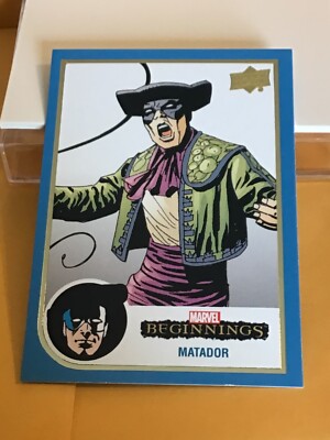 2022 UD Marvel Beginnings Base Blue Border #29 Matador | eBay