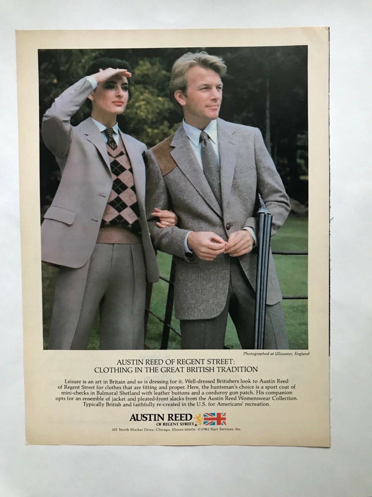 Austin Reed Vintage 1982 Print Ad | eBay