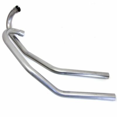 Triumph 650 Unit 1963 Swept Back Exhaust Pipes Plain Metal | eBay
