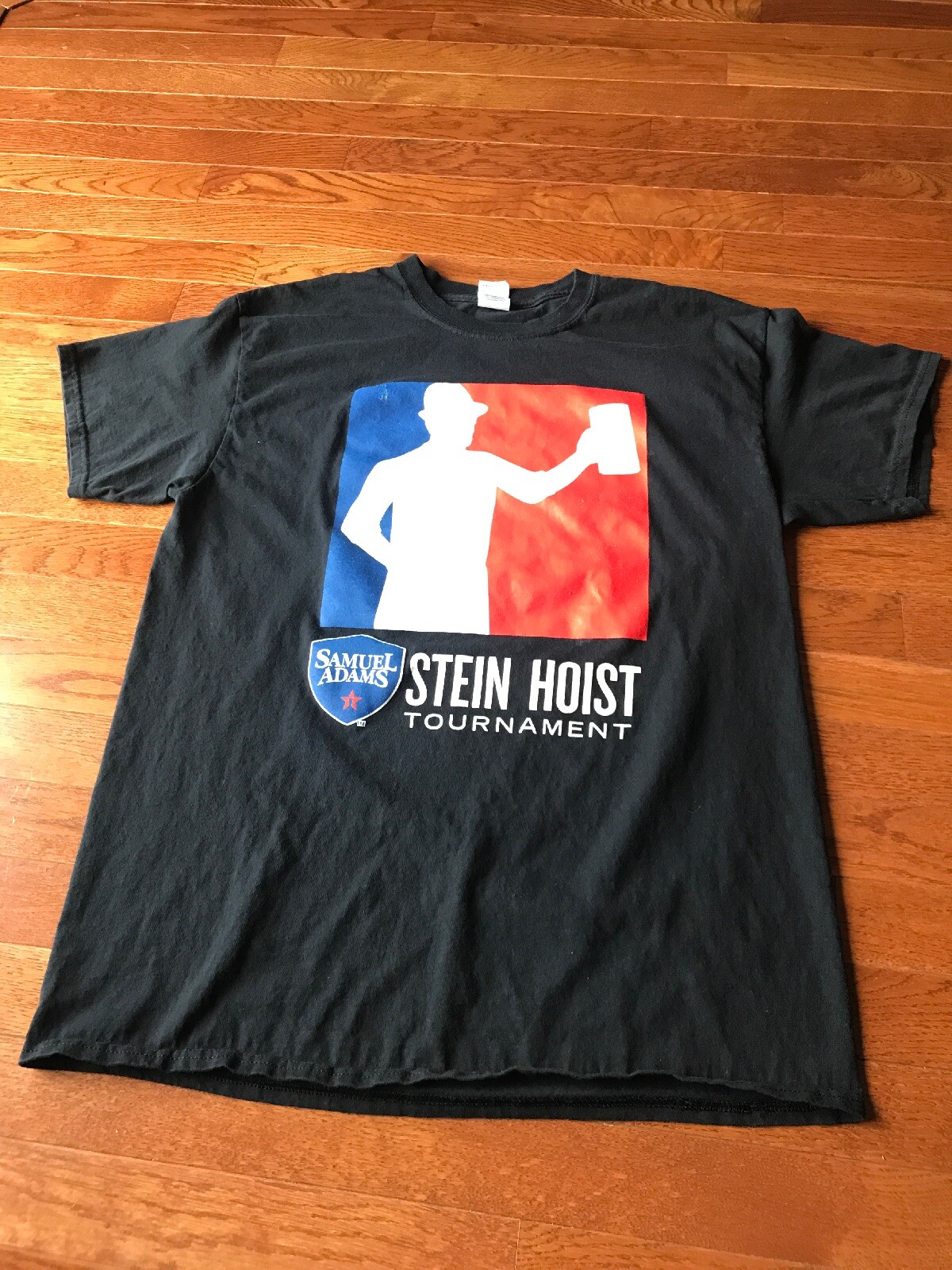 Samuel Adams Stein Hoist Tournament Large t shirt Free Shipping | eBay
