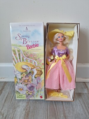 1995 Spring Blossom Barbie Doll Avon Special Edition First in a Series ...