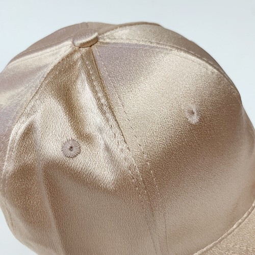 Silk satin solid color baseball cap men's and women's cap outdoor ...