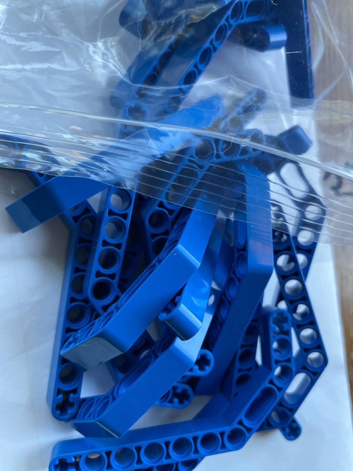 LEGO- NEW-#32009-BLUE-TECHNIC LIFTARM/ BENT /DOUBLE/1 X 11 .5 -10 ...