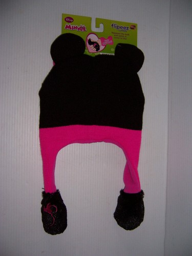 Disney Minnie Mouse Flipeez Kid's Fun Knit Laplander Winter Hat NWT! | eBay
