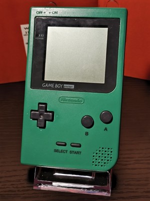 Nintendo Game Boy Pocket Green Handheld System MGB-001 Tested and Works ...