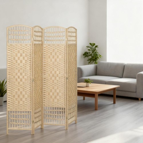 4 Panel Folding Room Divider Screen Privacy Screen Freestanding | eBay