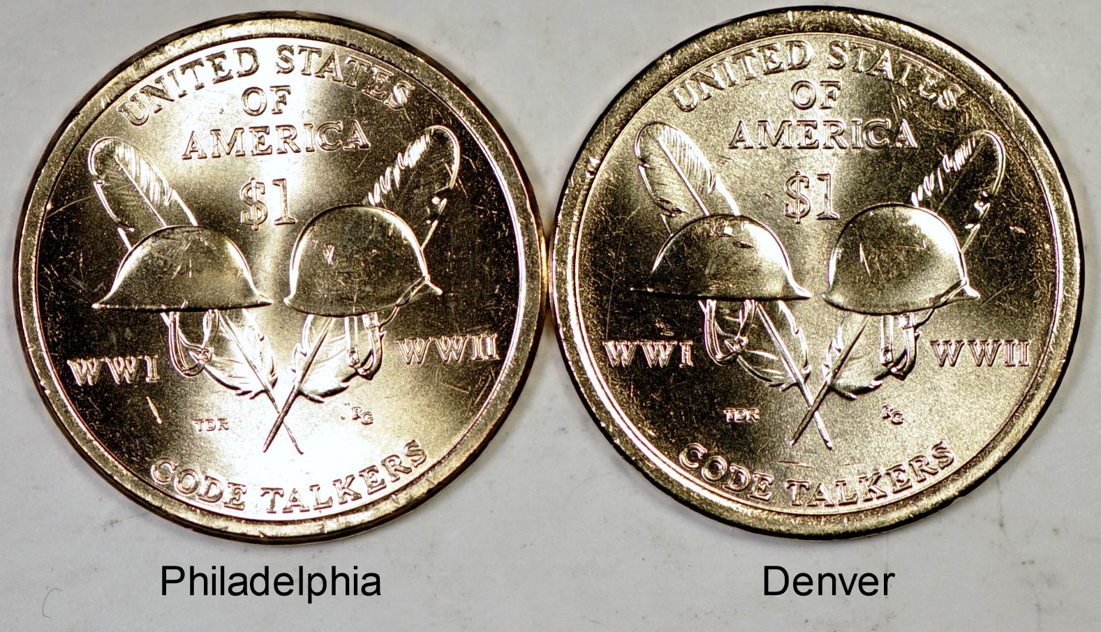 2016 SAC$1 Sacagawea Dollars, Code talkers P&D Mint Set UNC | eBay
