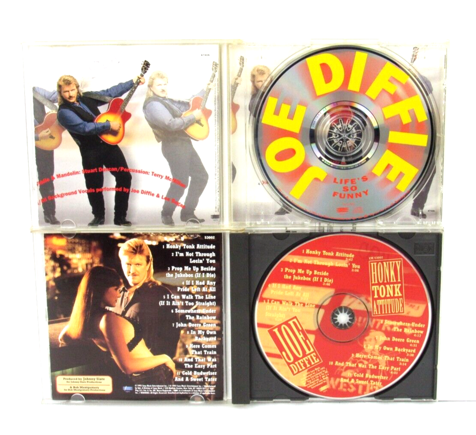 Joe Diffie CDS Honky Tonk Attitude & Life's So Funny Country/Western VG ...