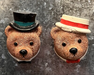 Set Of 2 Bear Refrigerator Magnets | eBay