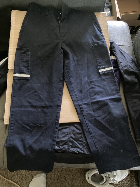 FedEx Mens Size 38r 32 Navy Stan Herman VF Imagewear Work Uniform Pants ...