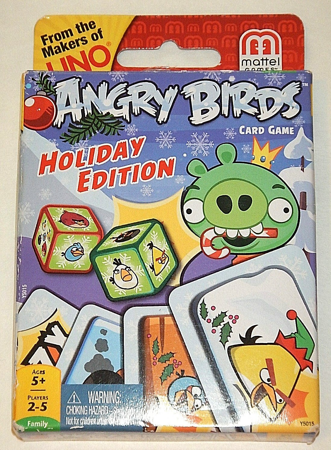 Angry Birds Card Game Holiday Edition Ages 5 Mattel for sale online | eBay