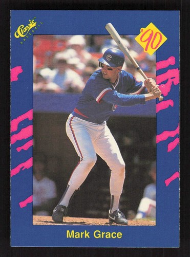 1990 Classic Blue #8 Mark Grace Chicago Cubs | eBay