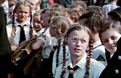 WW2 Picture Photo BDM Young women Bund Deutscher Mädel League German ...